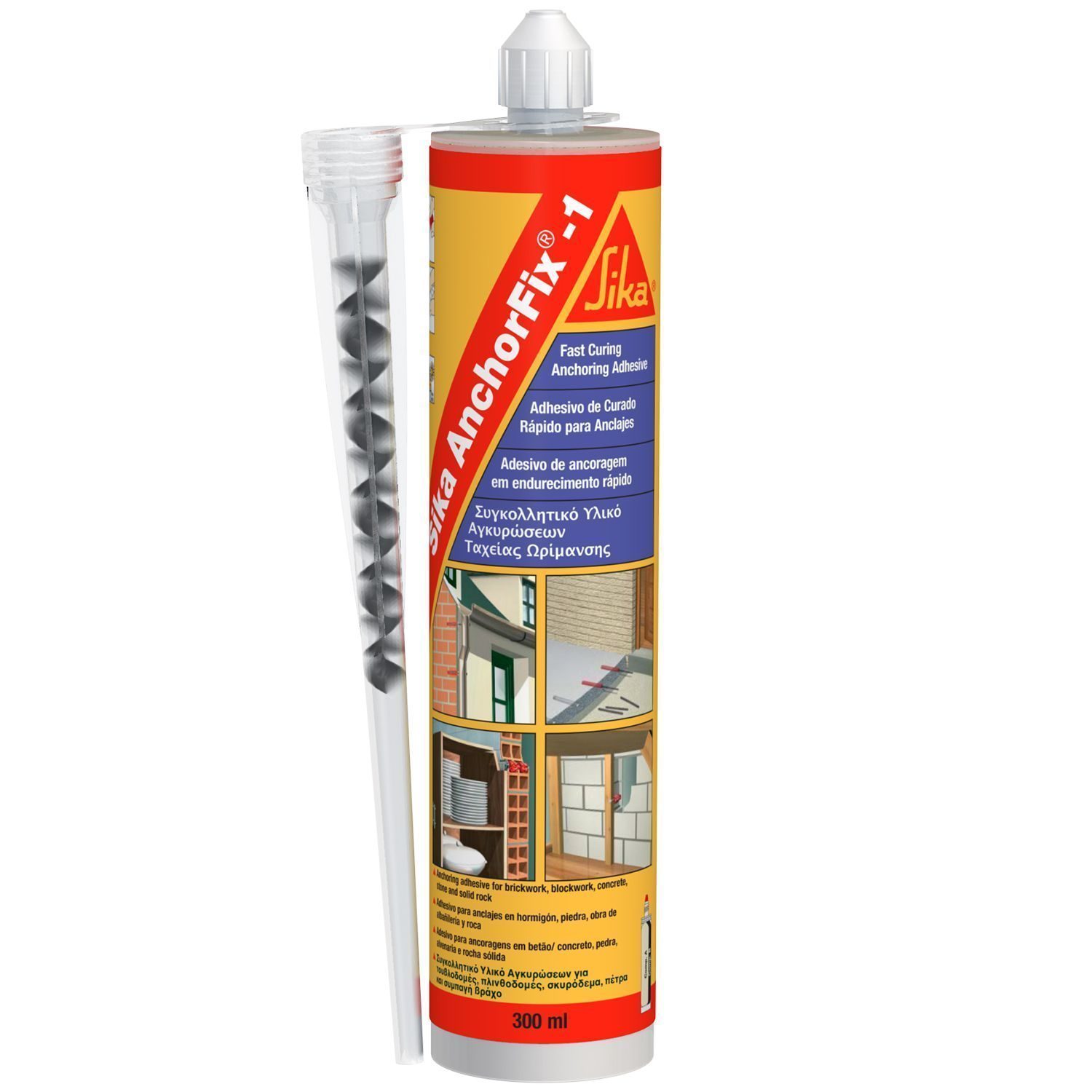 Bucha Química Cola para Ancoragens Sika Anchorfix -1 | Obras360 by ...