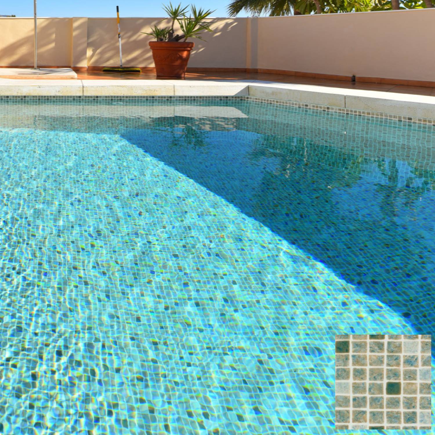 Membrana PVC Piscina Renolit Alkorplan 3000 1,65x25m Estampado