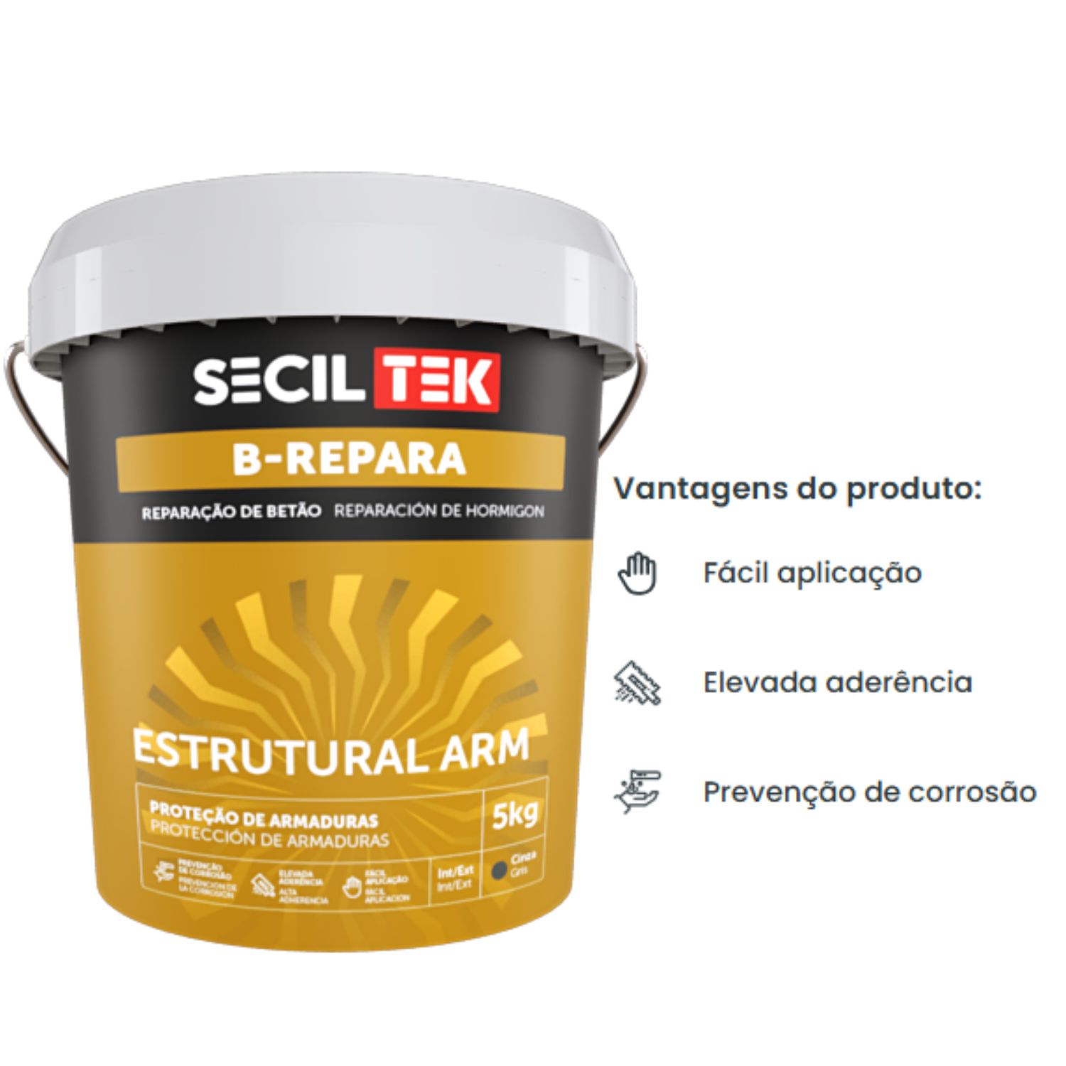 Proteção Anticorrosiva para Armaduras e Primário de Aderência SecilTek ...