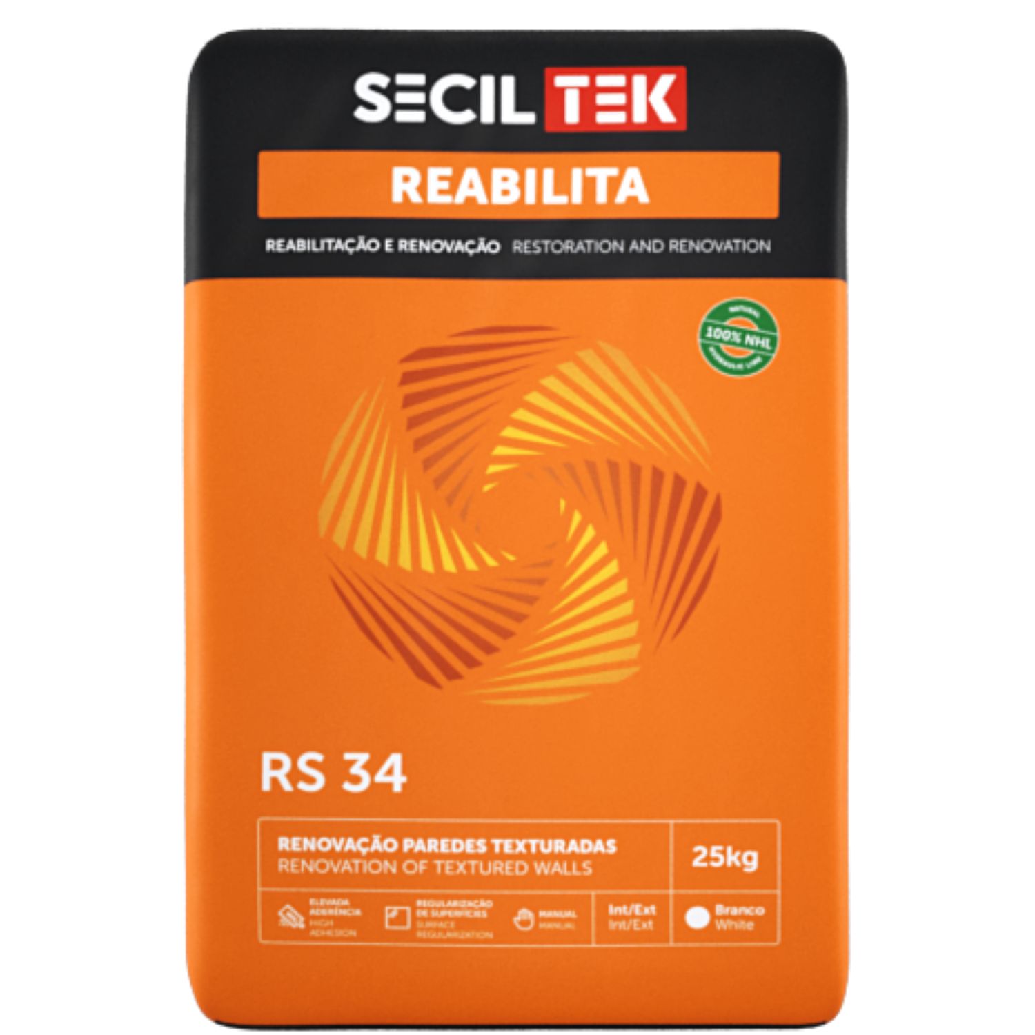 Acabamento Liso Cimentício para Exterior SecilTek Reabilita RS 34 ...