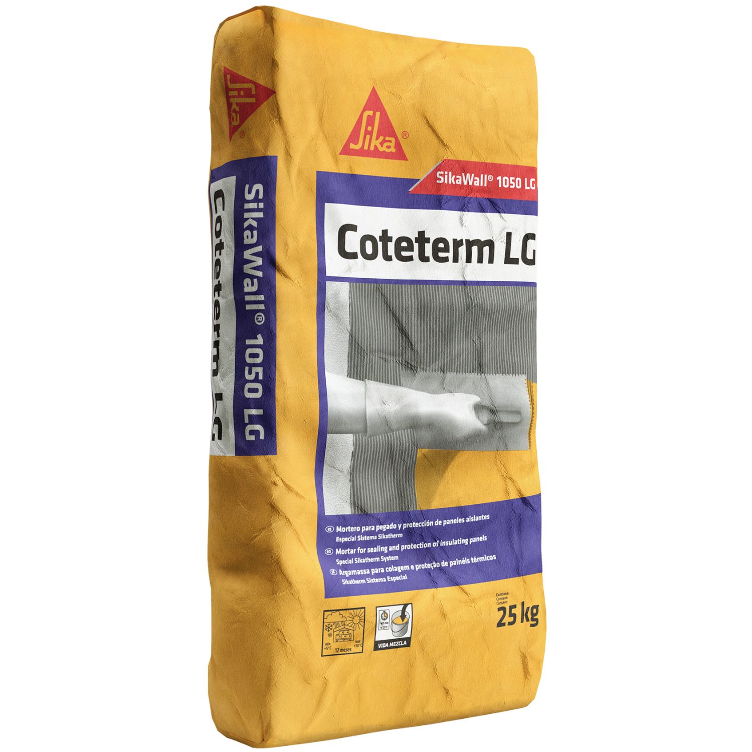 Argamassa Cimentícia Colagem e Reforço Coteterm LG (SikaWall-1050 LG ...