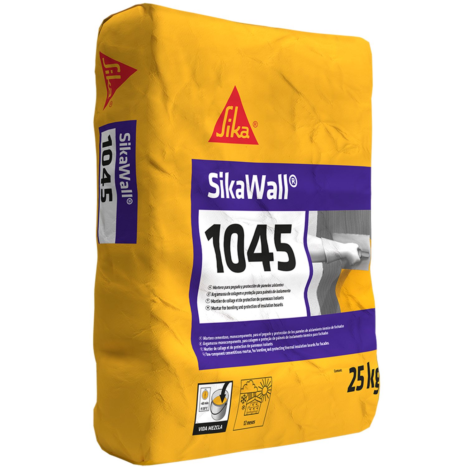 Argamassa Colagem e Regularização SikaWall-1045 Sistema Etics/Capoto ...