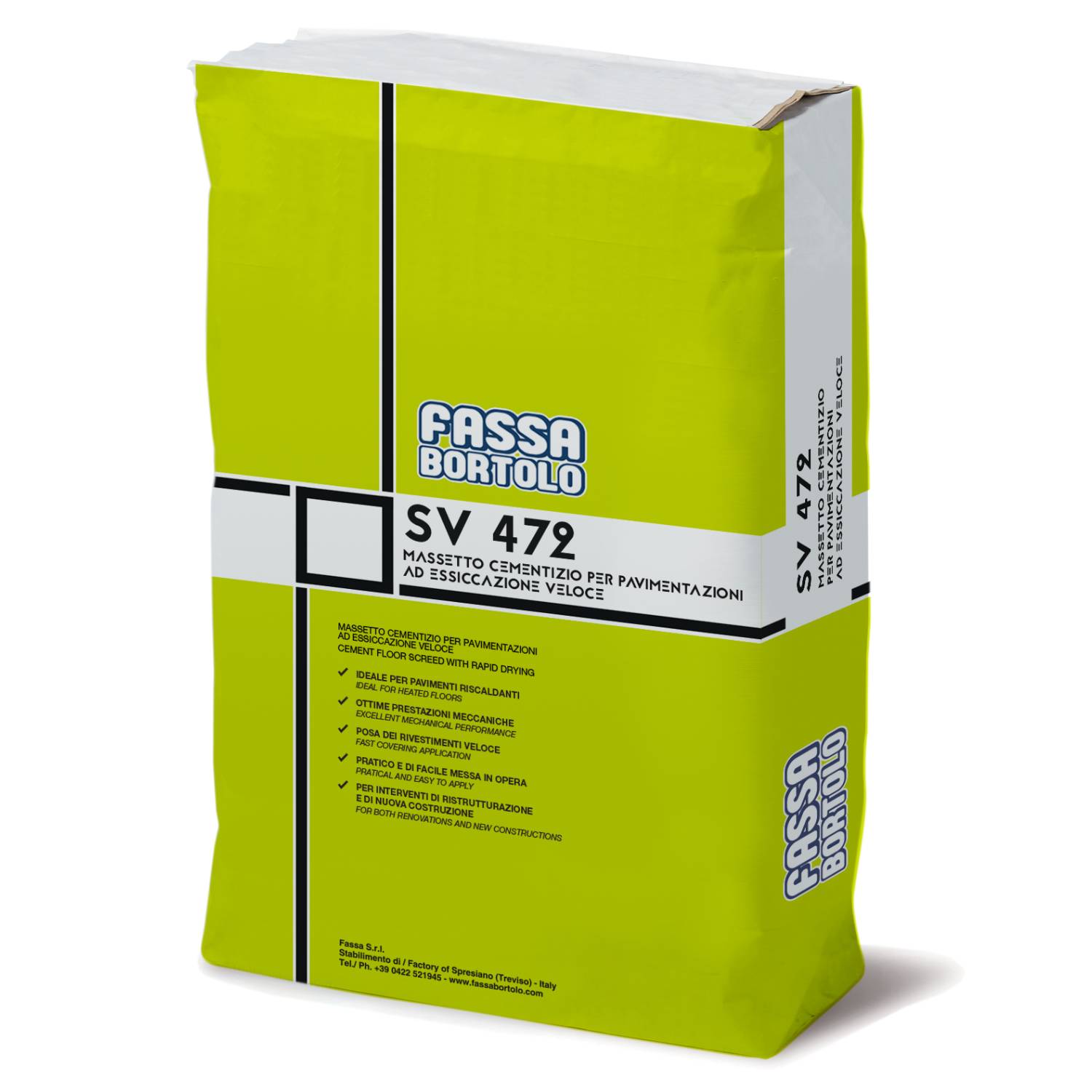 Betonilha Secagem Rápida Fassa SV 472 25KG | Obras360