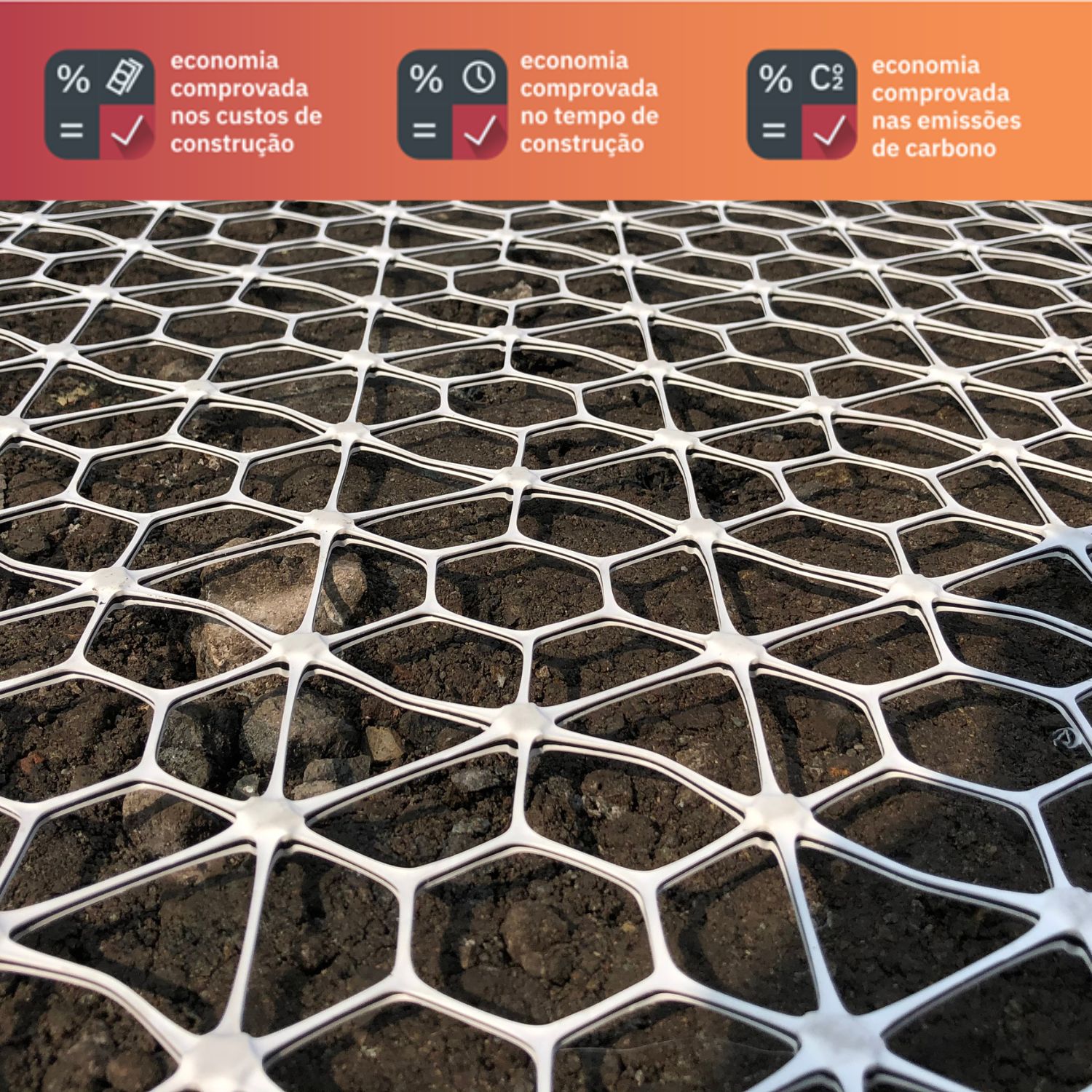 Geogrelha Estabilização Solos, Pavimentos, Plataformas Trabalho Tensar ...