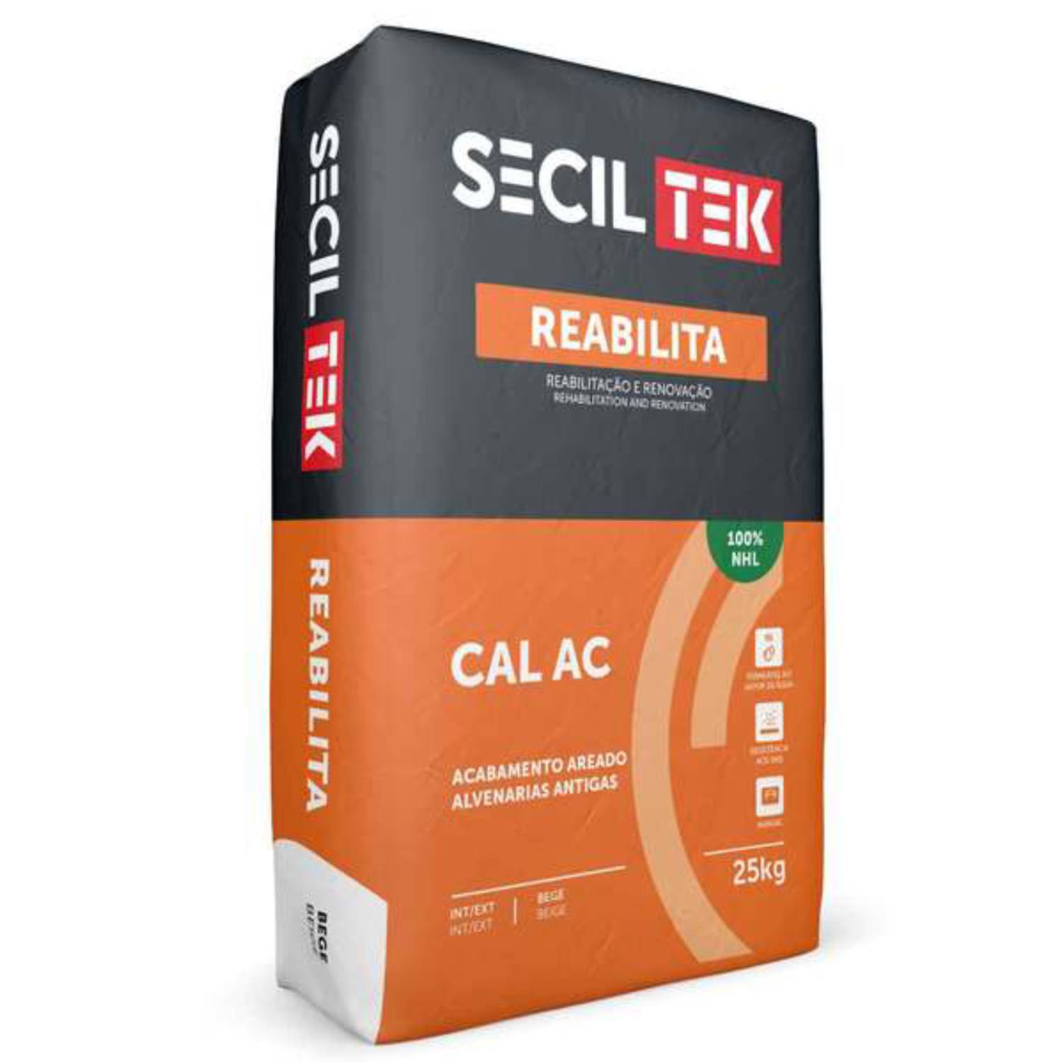 Argamassa Cal Hidráulica Acabamento Areado CORES Alvenarias Antigas ...