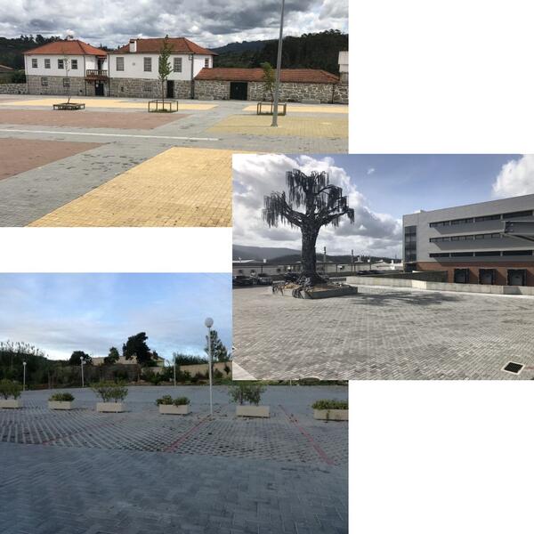 Pavê Bloco Pavimento Holanda Betão Cinza Exterior Passeio ...