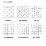 Pavê Bloco Pavimento UNI Betão Cinza Exterior Passeio Estacionamento ...