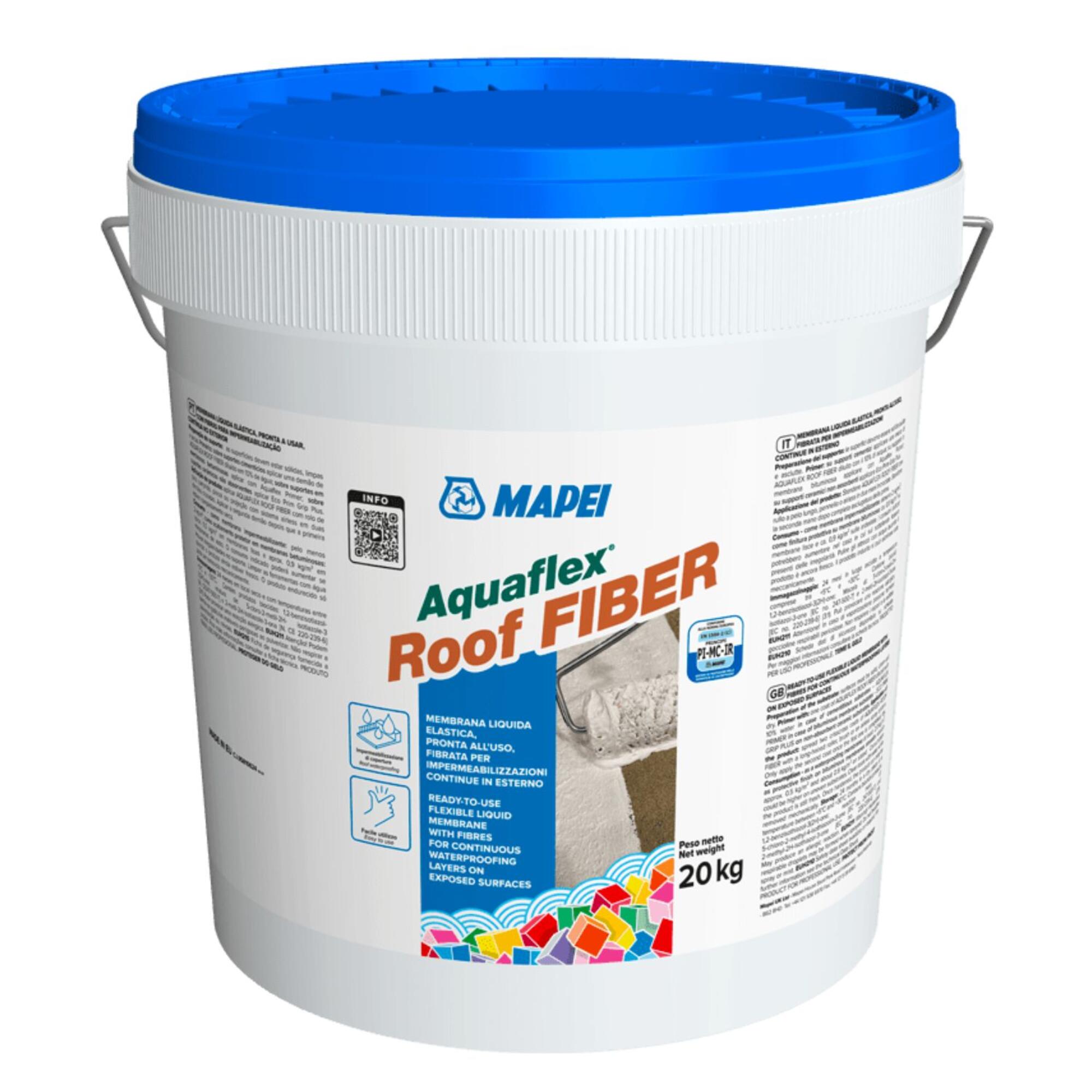 Mapei Aquaflex Roof Fiber c/Fibras Impermeabilização Varandas Terraços ...