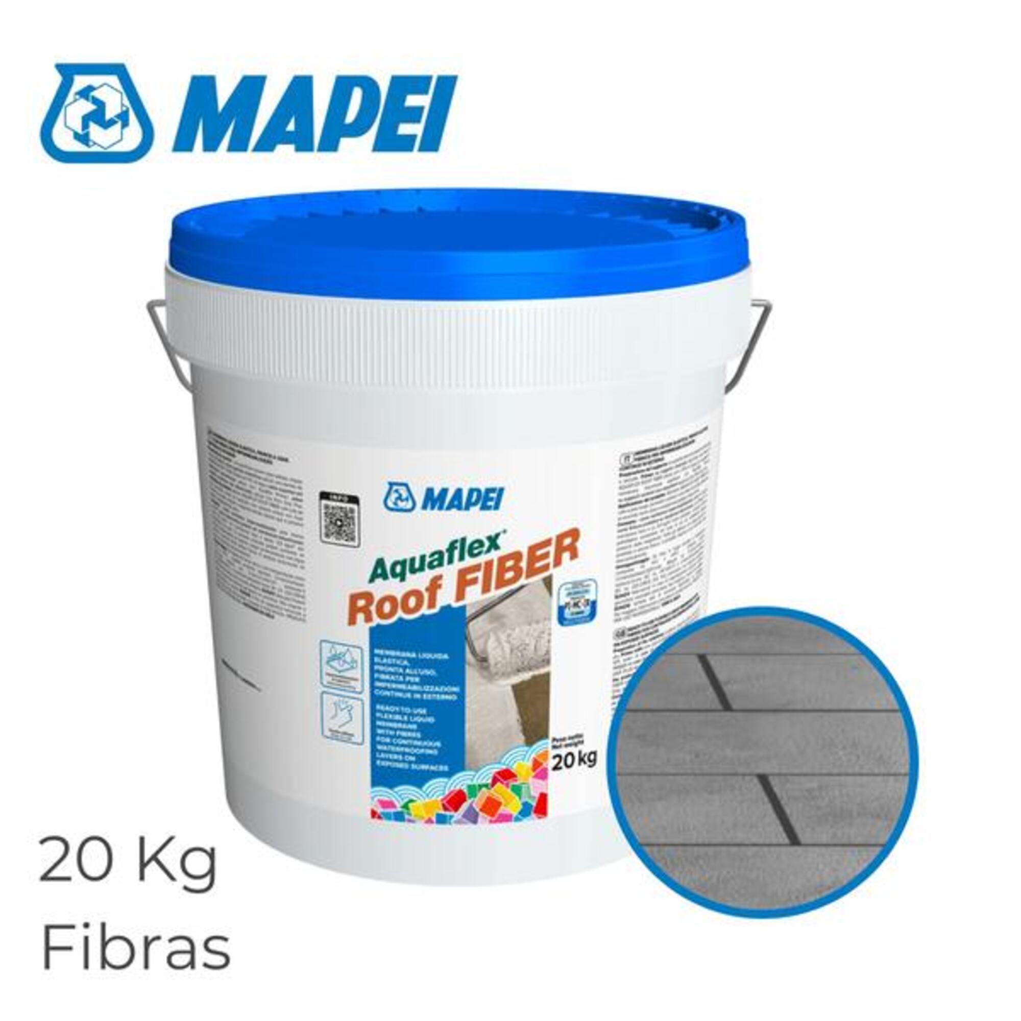 Mapei Aquaflex Roof Fiber c/Fibras Impermeabilização Varandas Terraços ...