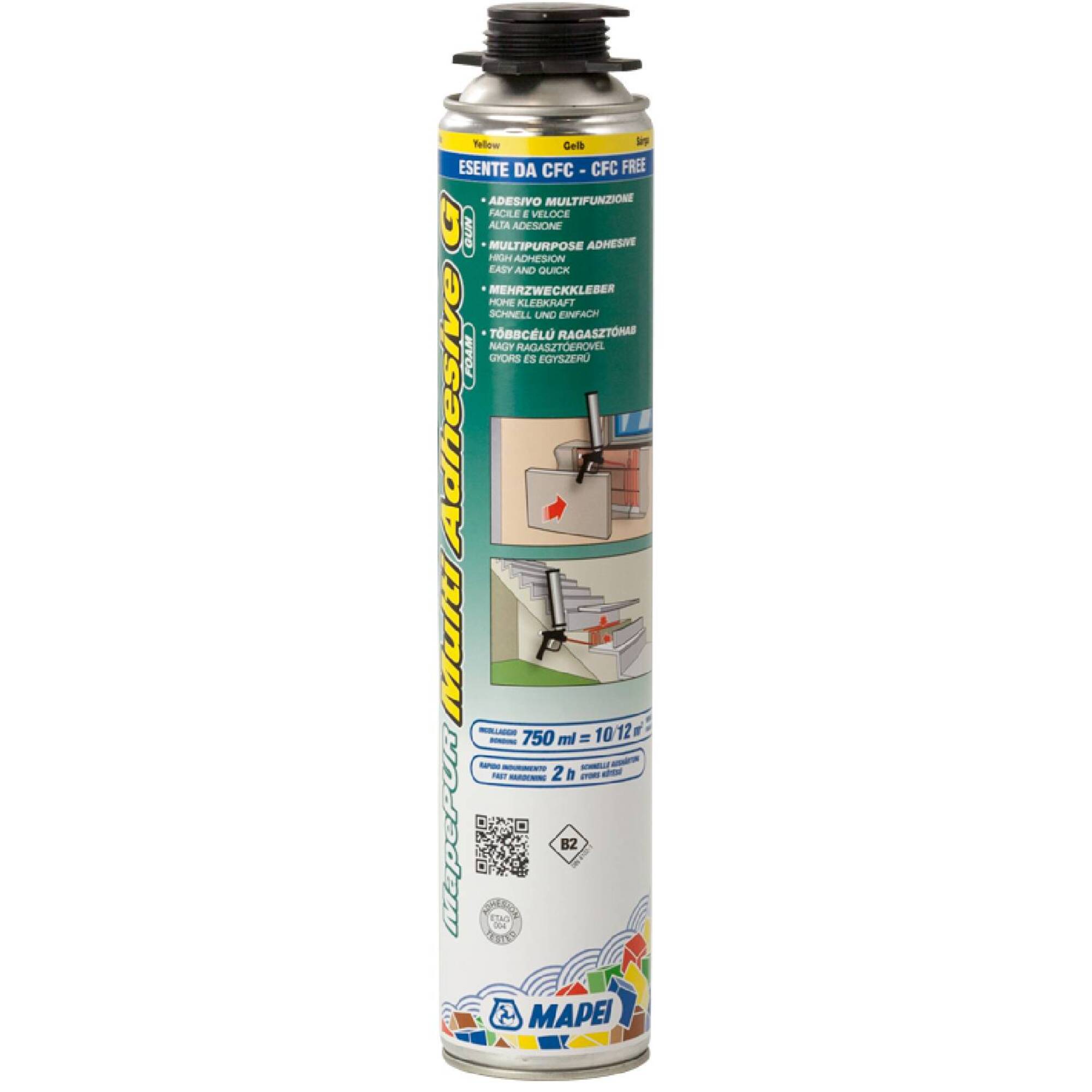 Espuma Colagem EPS XPS ETICS Lã Mineral Rocha Mapei Mapepur Multi ...