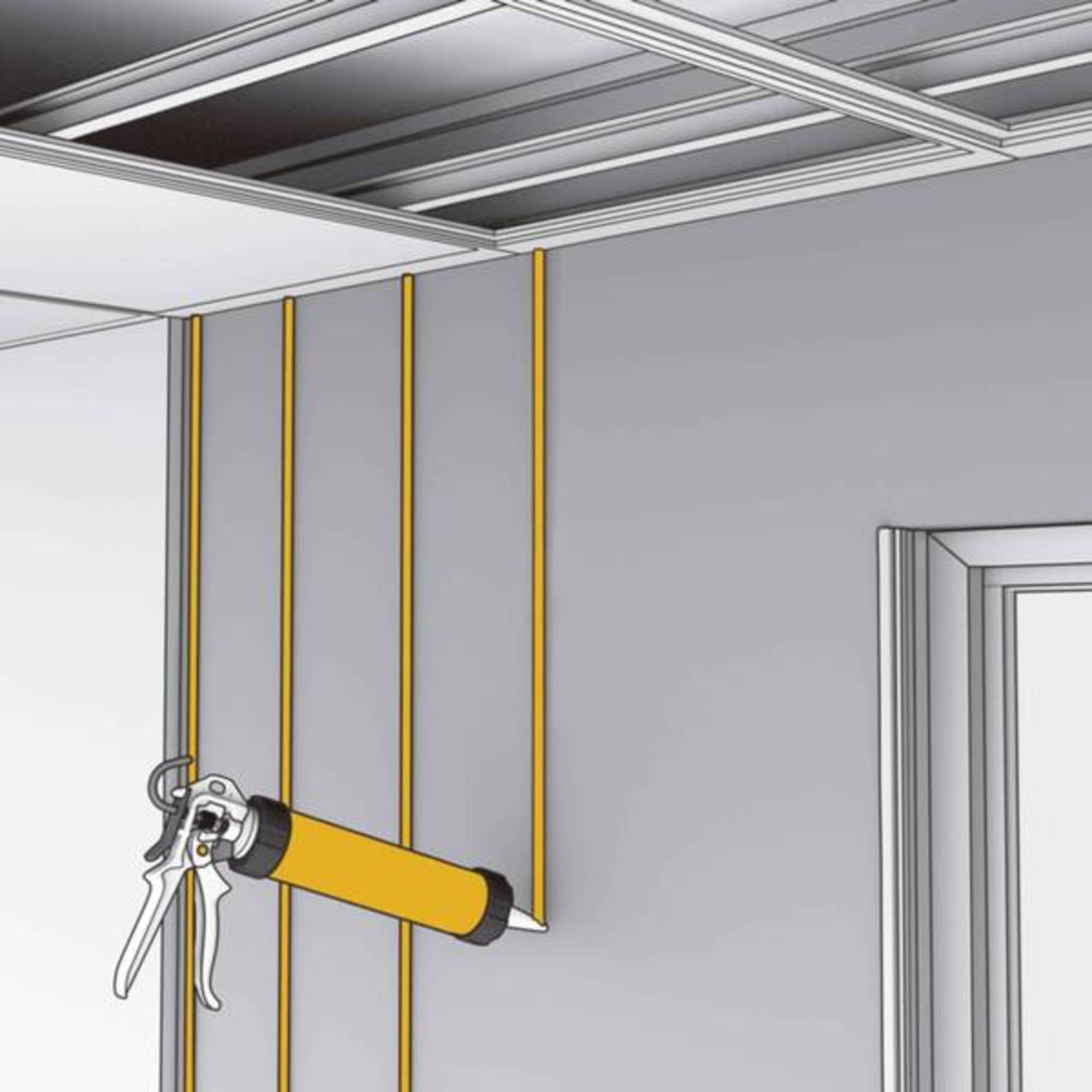 Cola Elástica Poliuretano, Interior Exterior SikaBond-T2 300ML