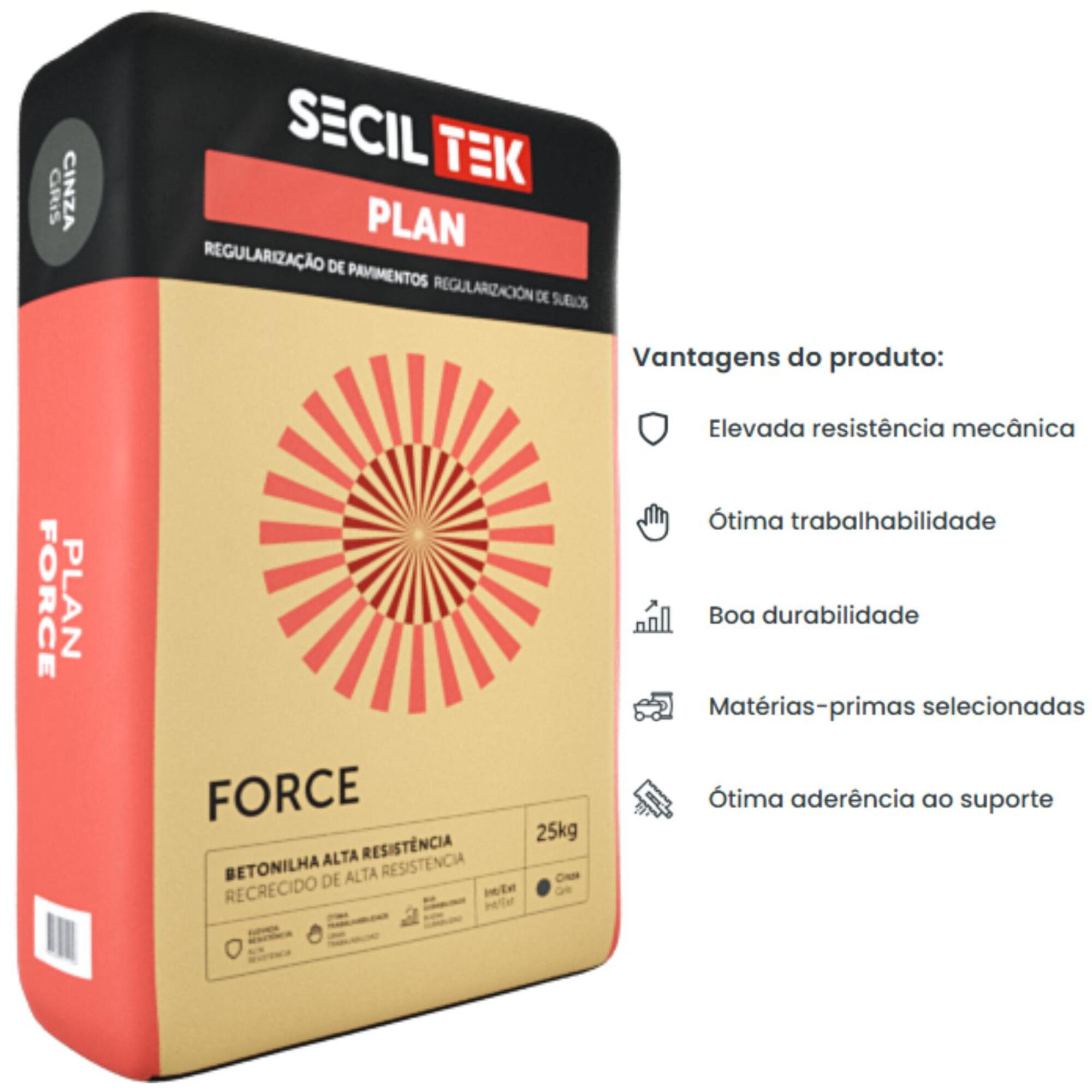 Betonilha Alta Resistência Piso Radiante SecilTek Plan Force | Obras360