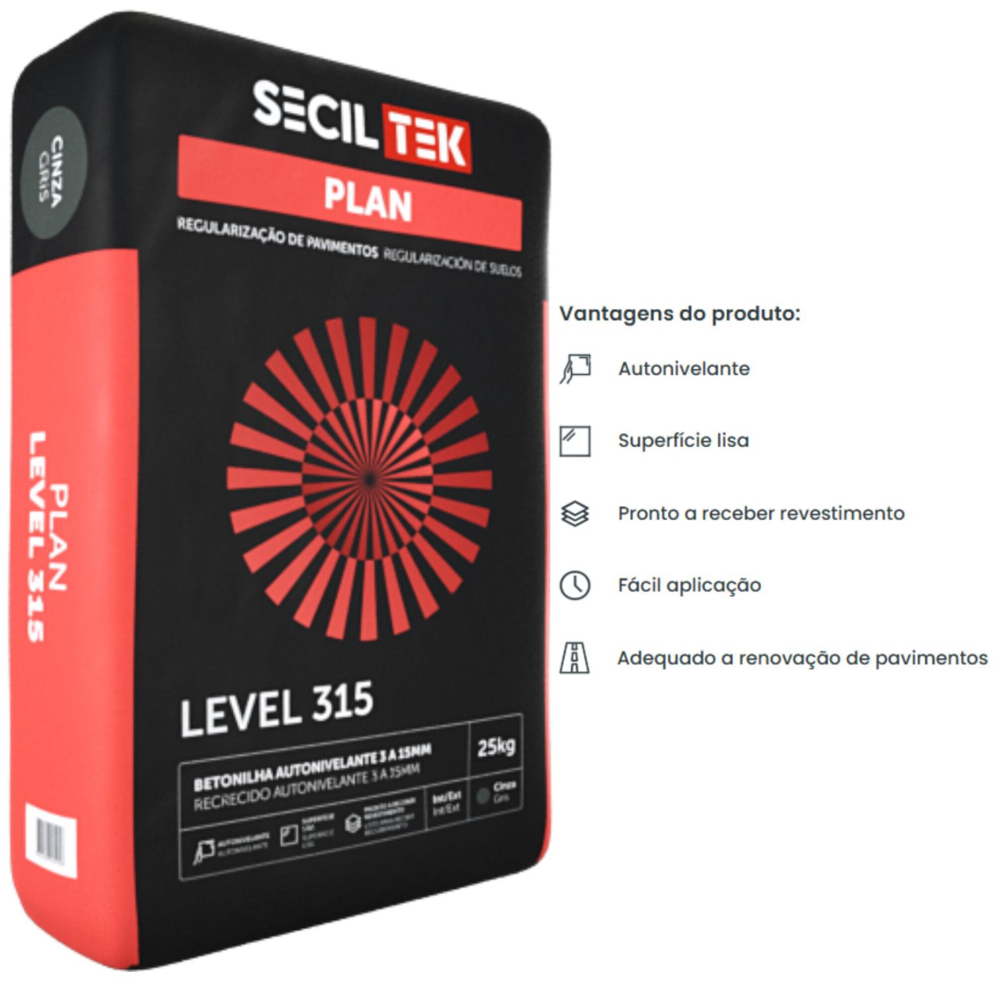 Betonilha Autonivelante Pavimento Interior Espessura 3-15MM SecilTek ...