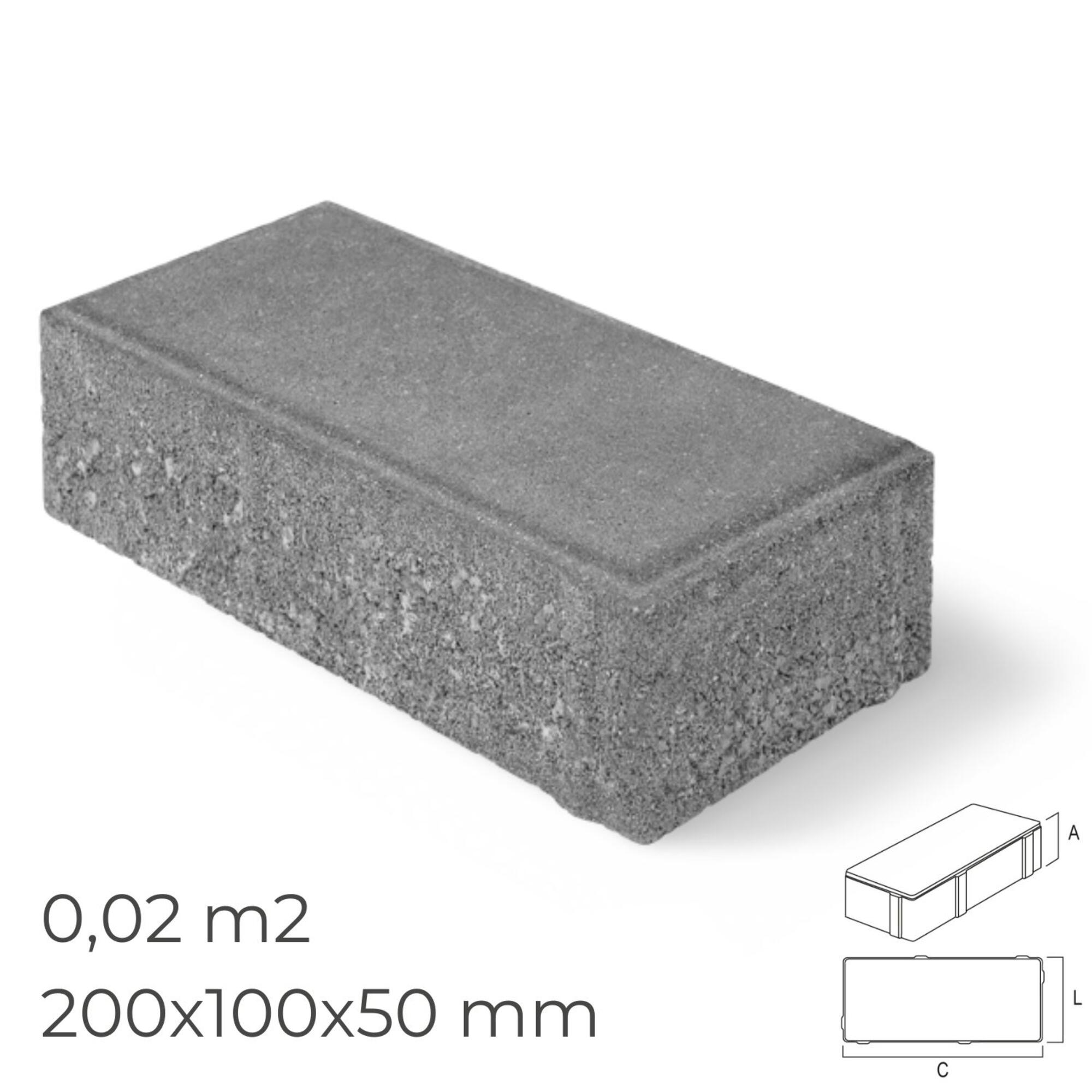 Pavê Bloco Pavimento PARALELO Betão Cinza Exterior Passeio ...
