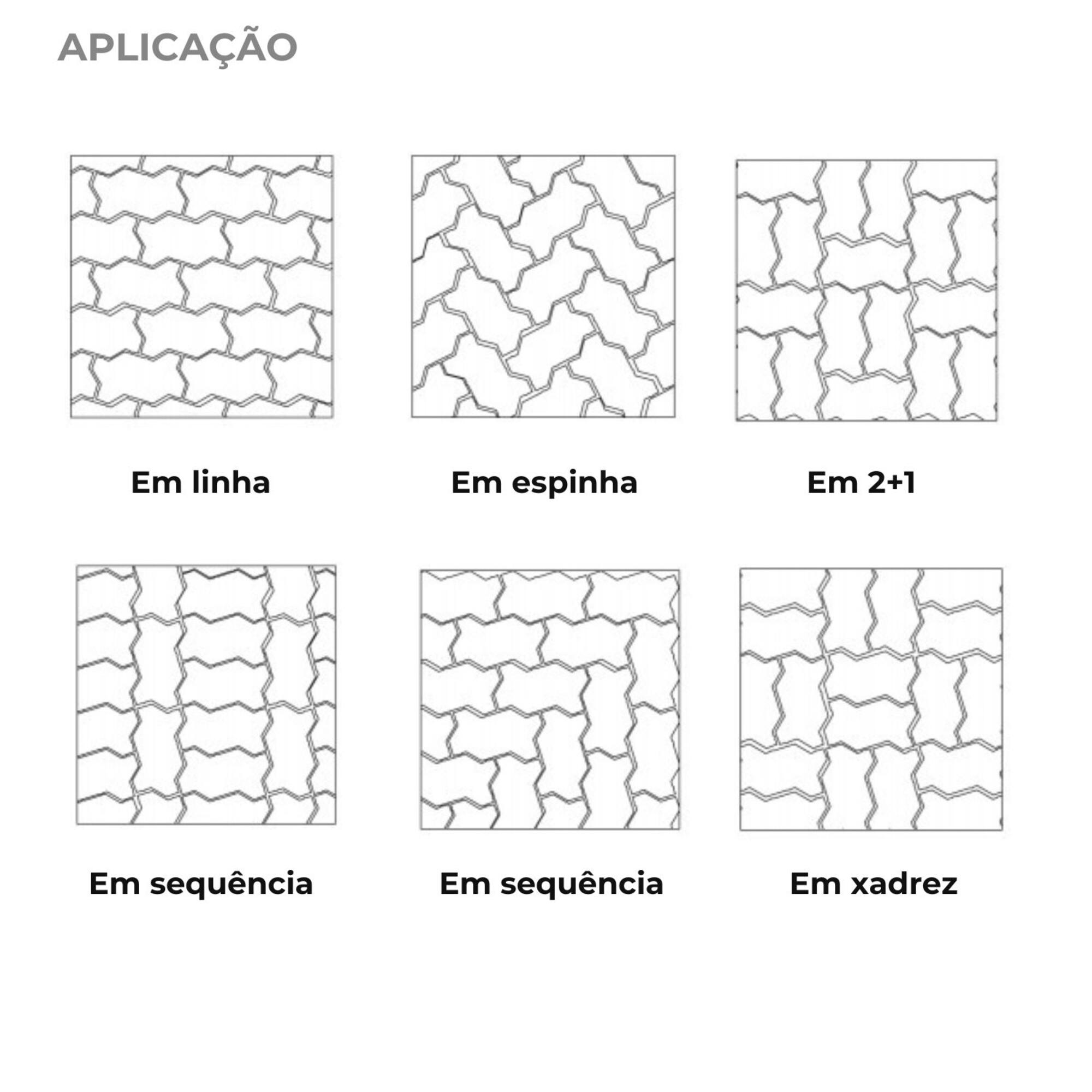 Pavê Bloco Pavimento UNI Betão Cinza Exterior Passeio Estacionamento ...