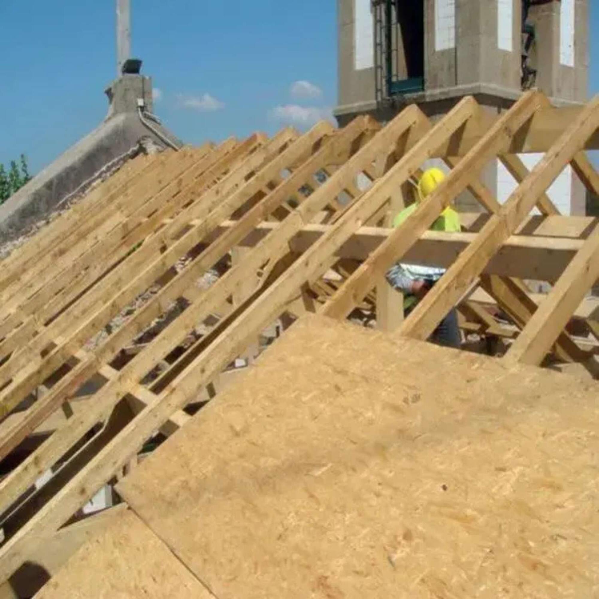 Placa OSB 9-30MM Resistente à Humidade LSF Construção Estrutural Tapume ...