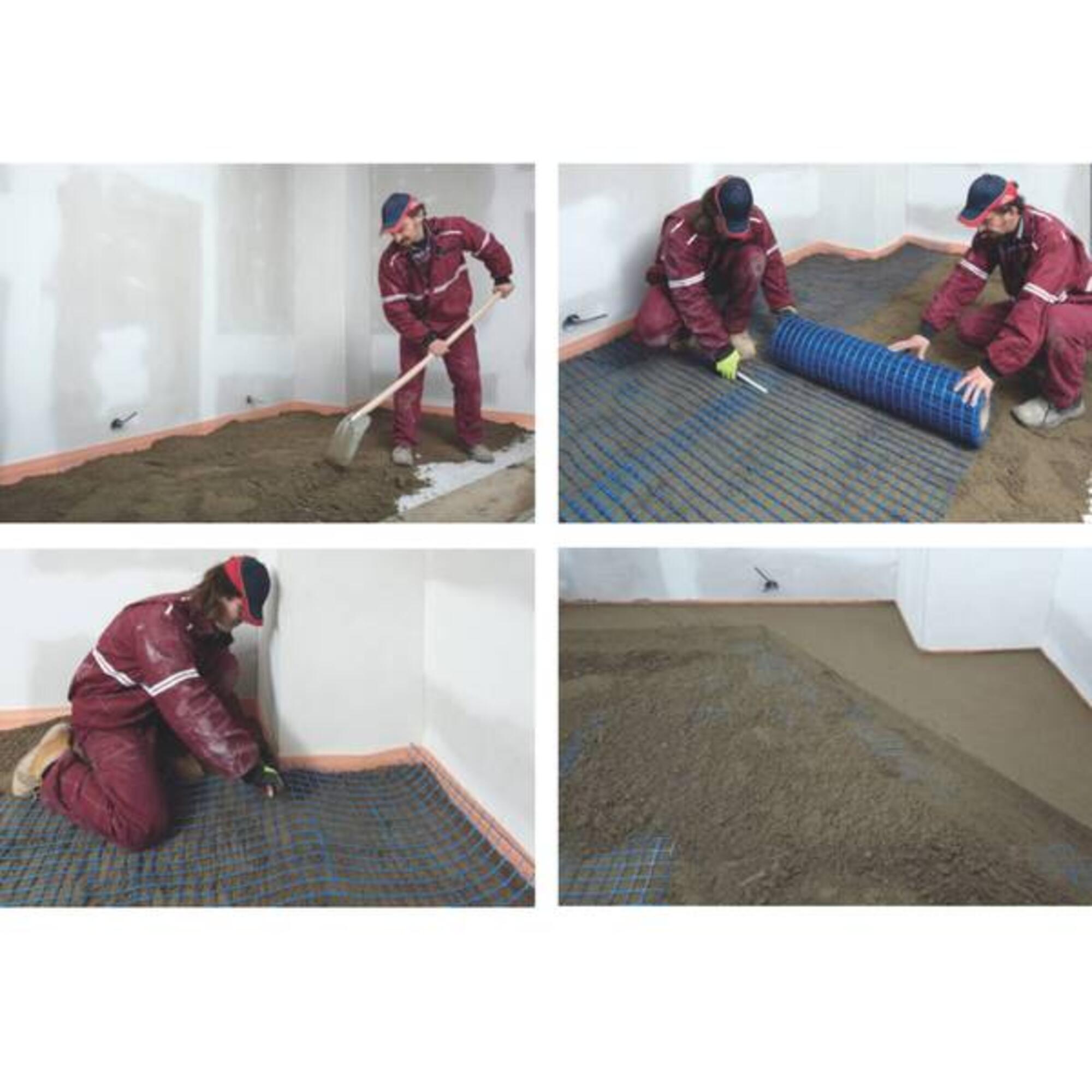 Rede em Fibra de Vidro 1x50m para Cofragens Malha Sol 40X40MM | Obras360