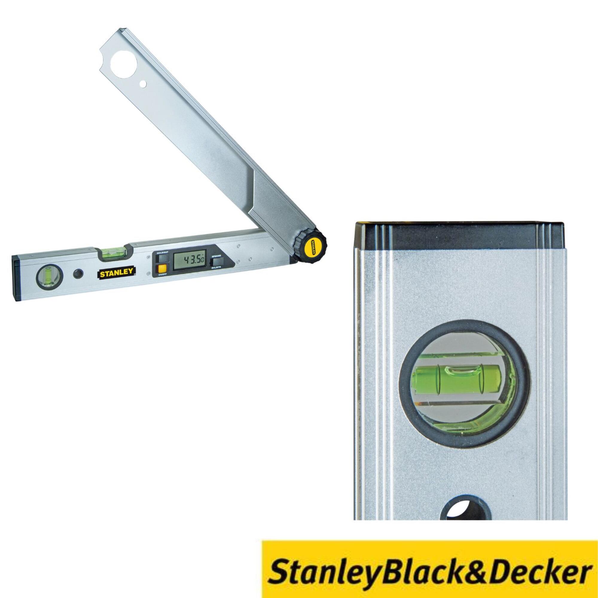 Nível Medidor de Ângulos Digital 0°-180° 40CM Stanley 0-42-087 Visor ...